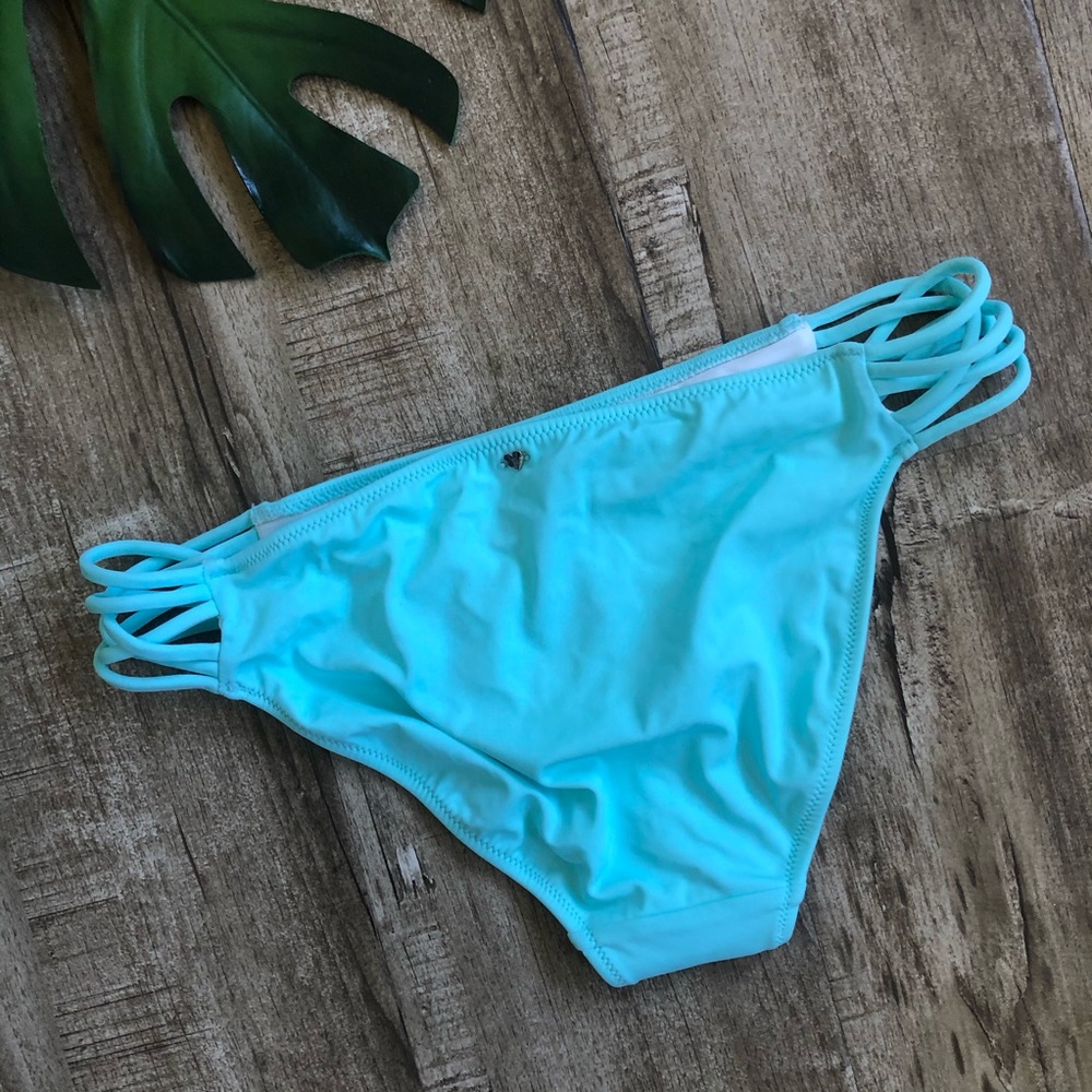 Victoria’s Secret Light Aqua Blue Strappy Bottoms - Gem
